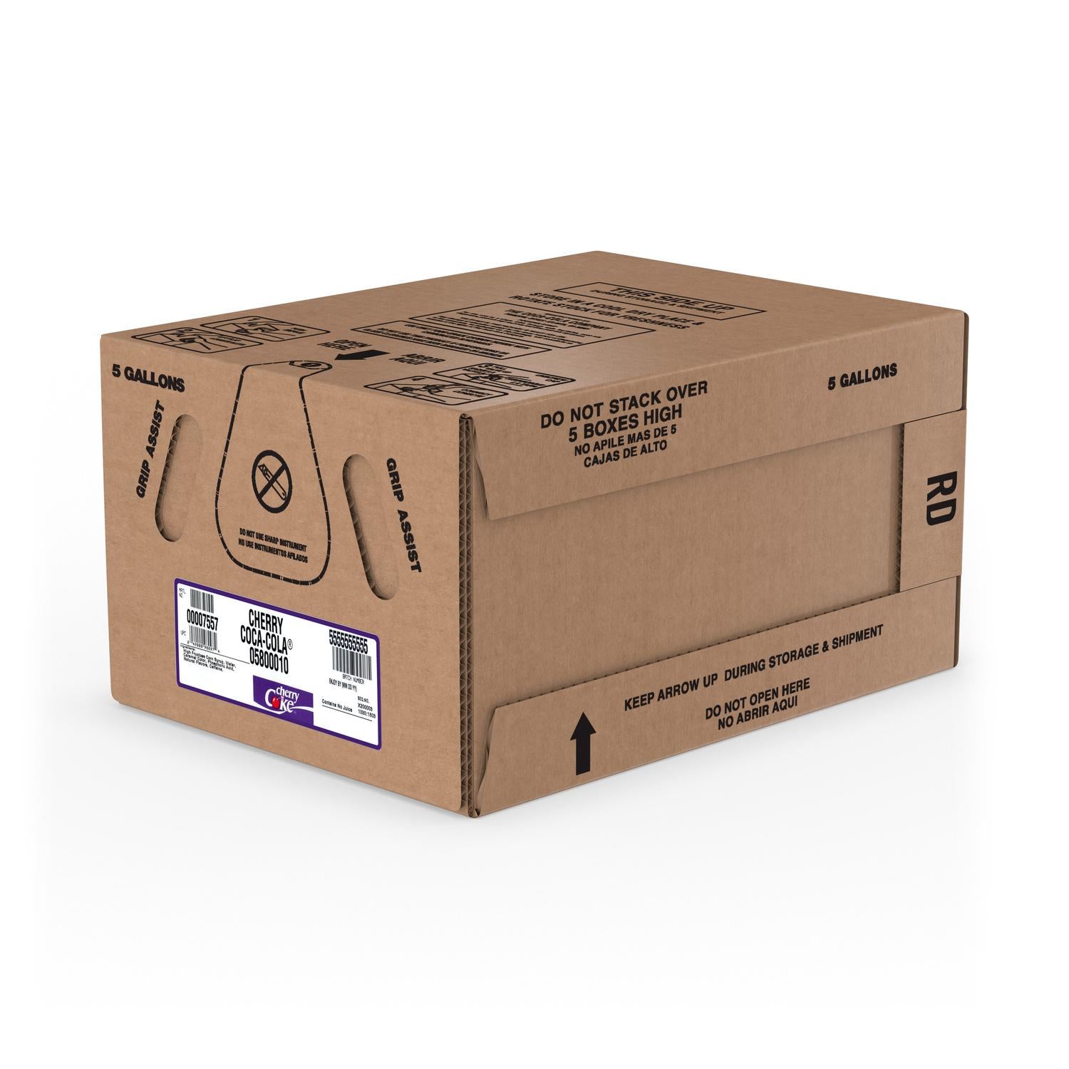 Cherry Coke 5 Gallon Bag In Box Soda Syrup Concentrate