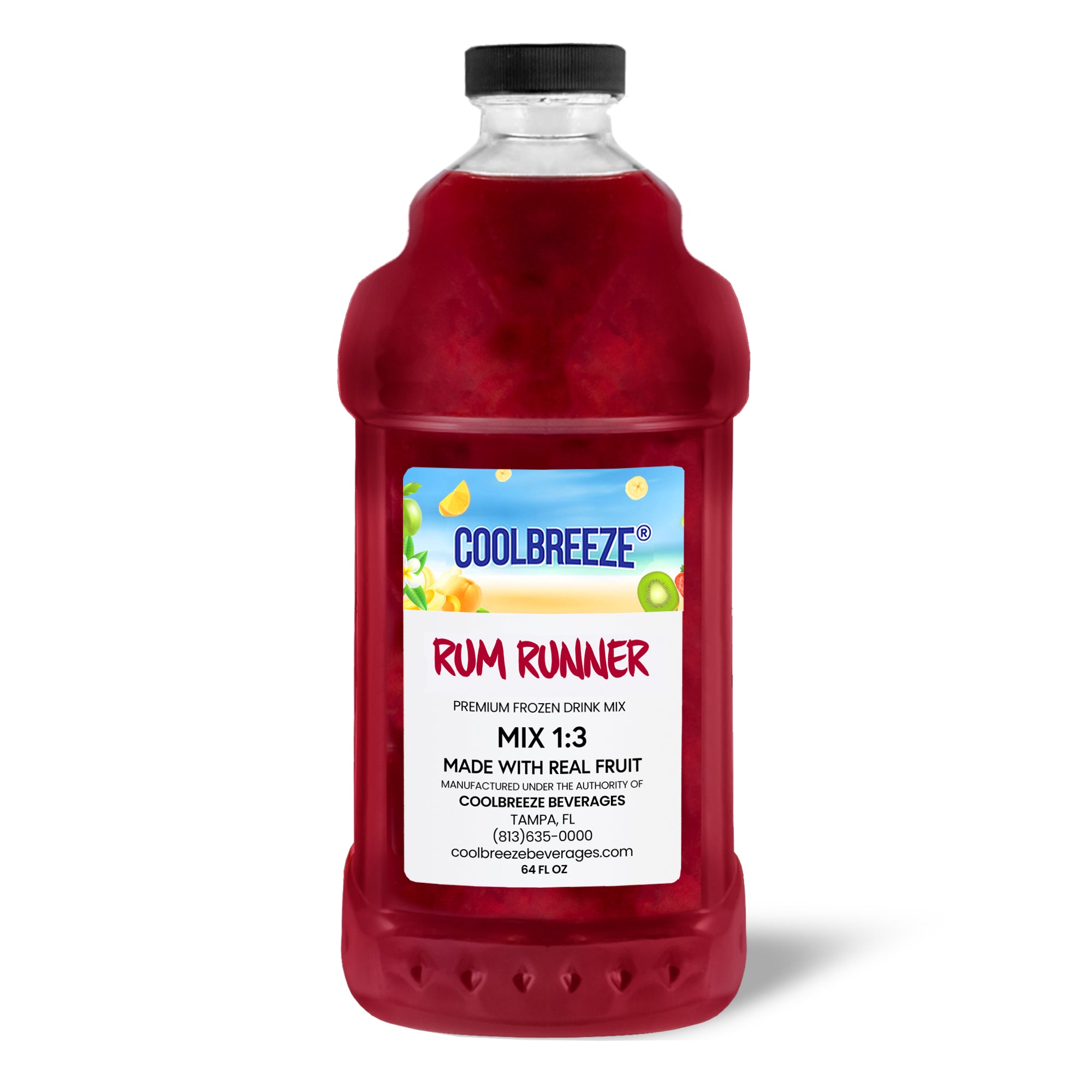Coolbreeze Premium Rum Runner Frozen Drink Mix (1/2 Gallon) - Tropical ...